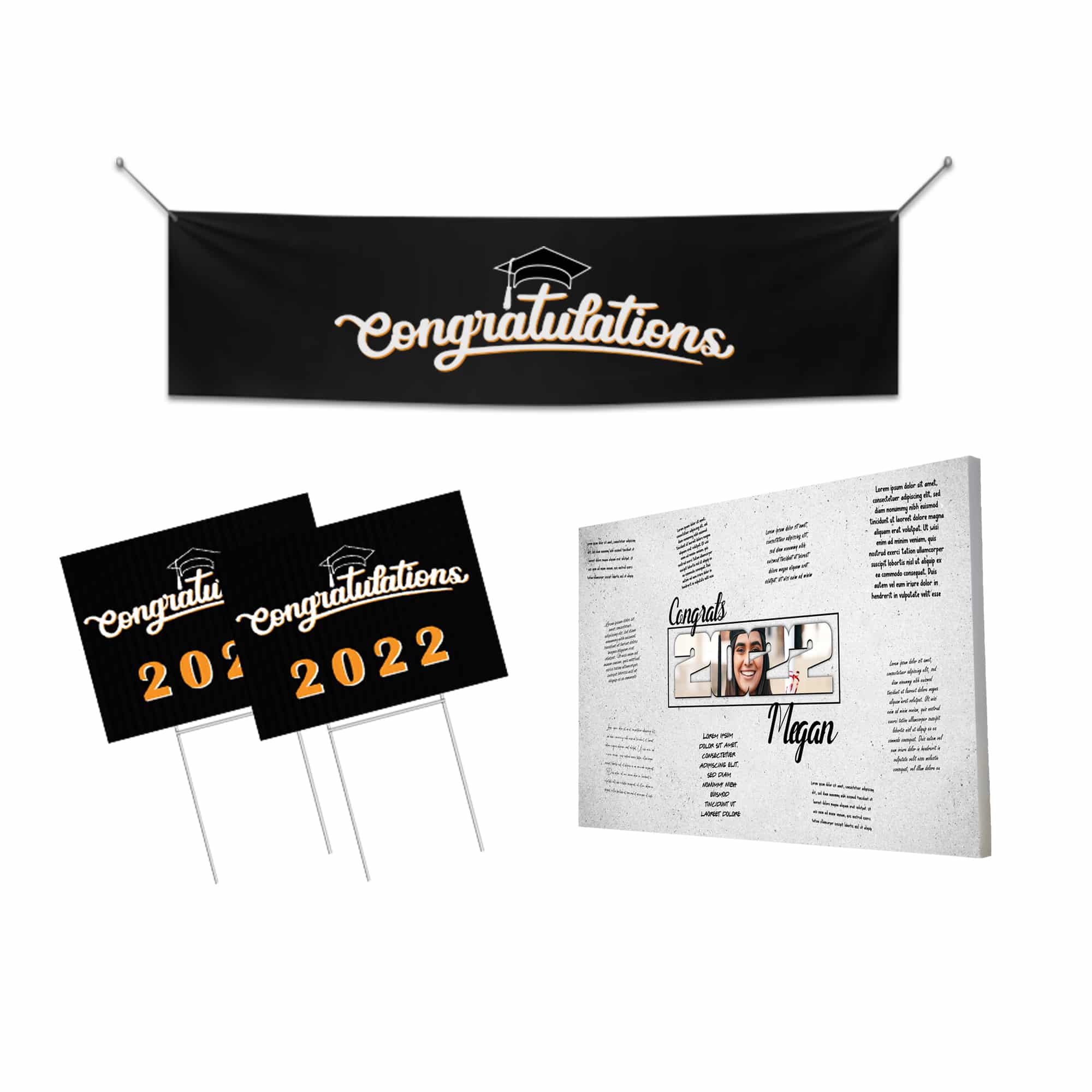 8 Unique Graduation Sign Ideas for Your 2022 Graduate - Hall of Fame ...