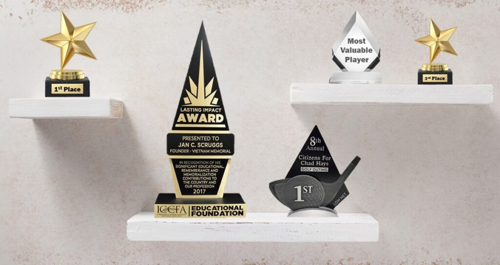 8 Creative Ways to Display Awards - Hall of Fame Plaques & Signs